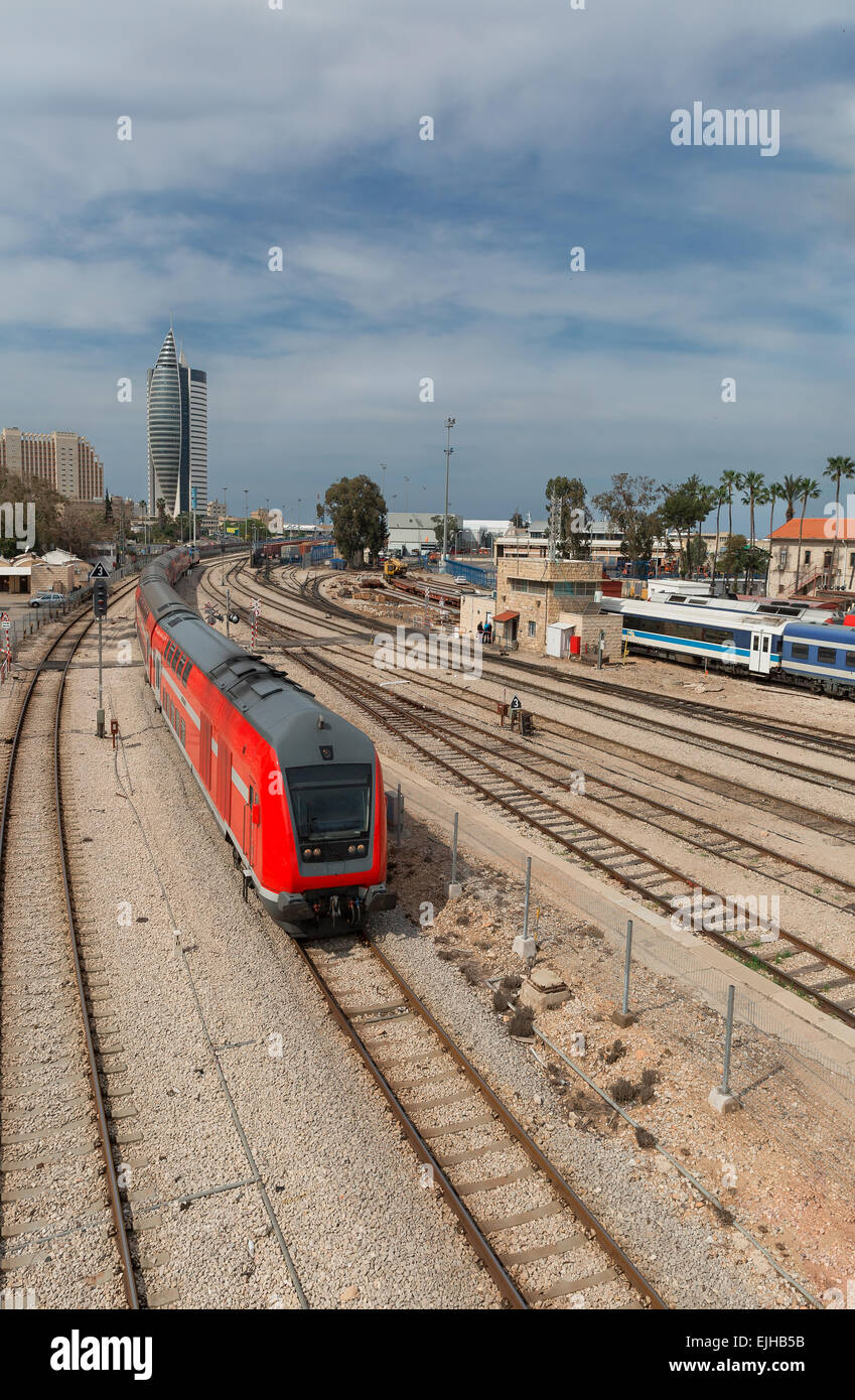 Intercity rail trains for passengers Stock Photo - Alamy
