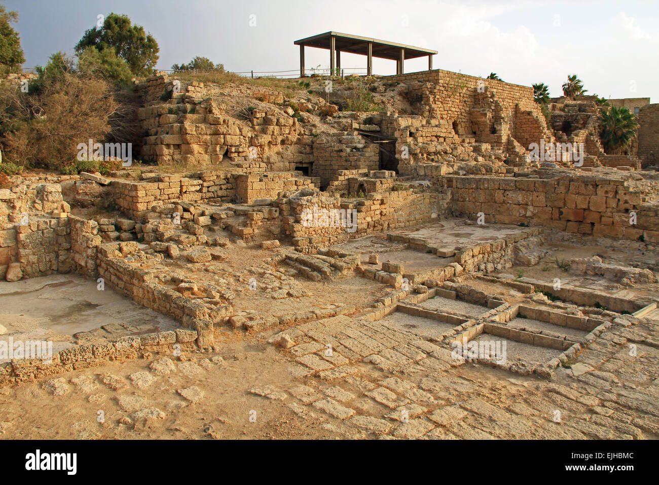 Caesarea Maritima National Park, Caesarea, Israel Stock Photo - Alamy