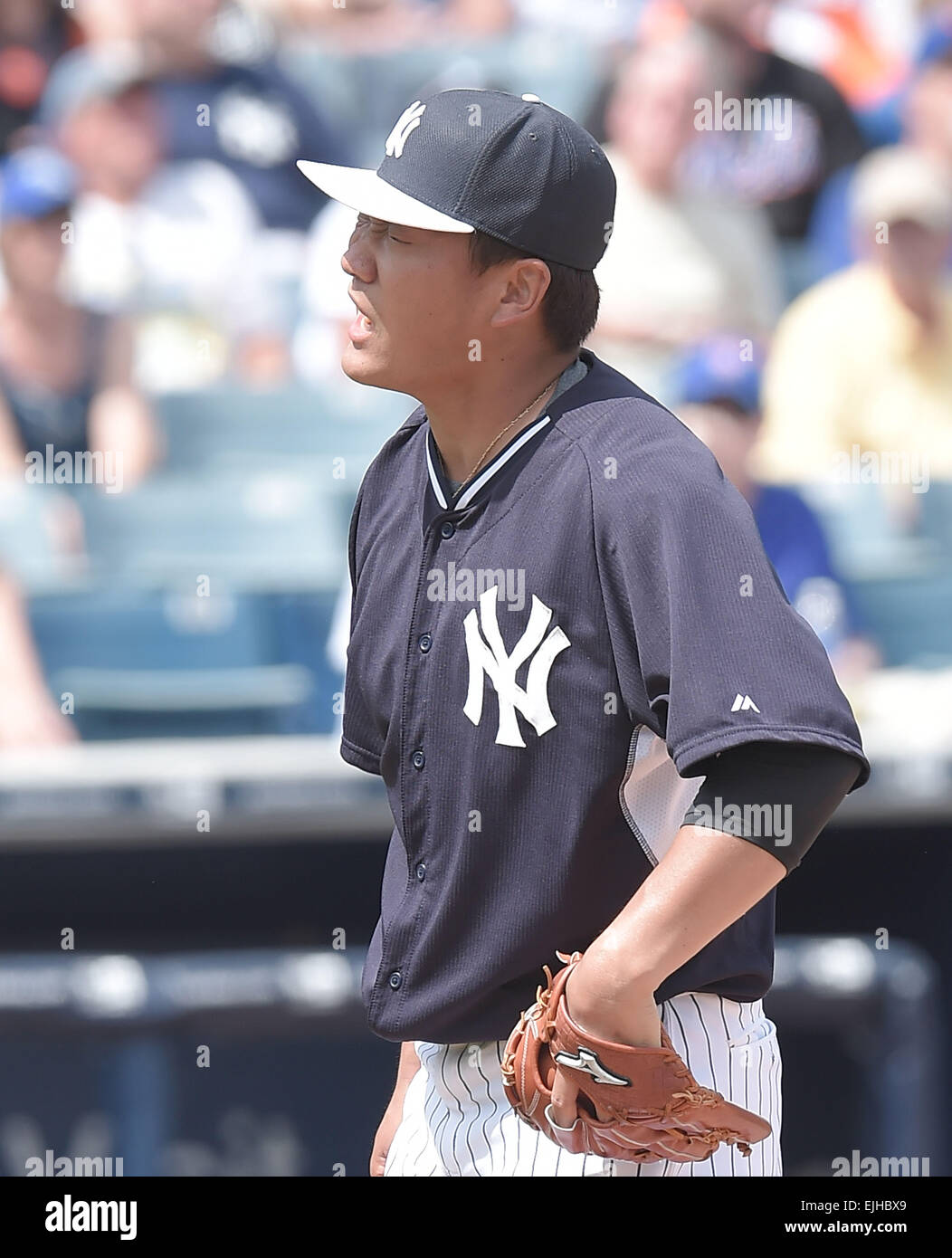 Tampa, Florida, USA. 25th Mar, 2015. Masahiro Tanaka (Yankees) MLB ...