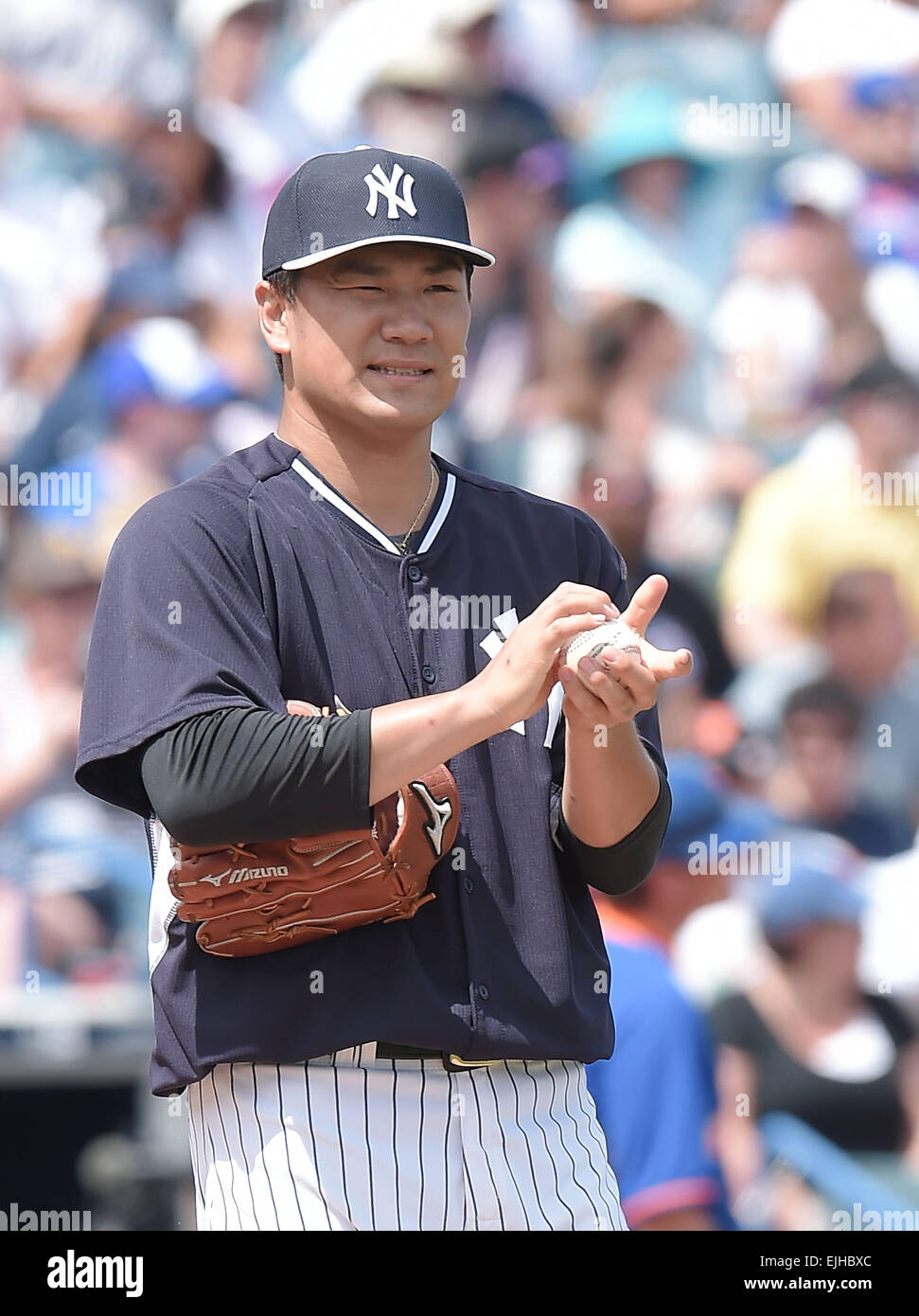 Tampa, Florida, USA. 25th Mar, 2015. Masahiro Tanaka (Yankees) MLB : Pitcher Masahiro Tanaka of ...