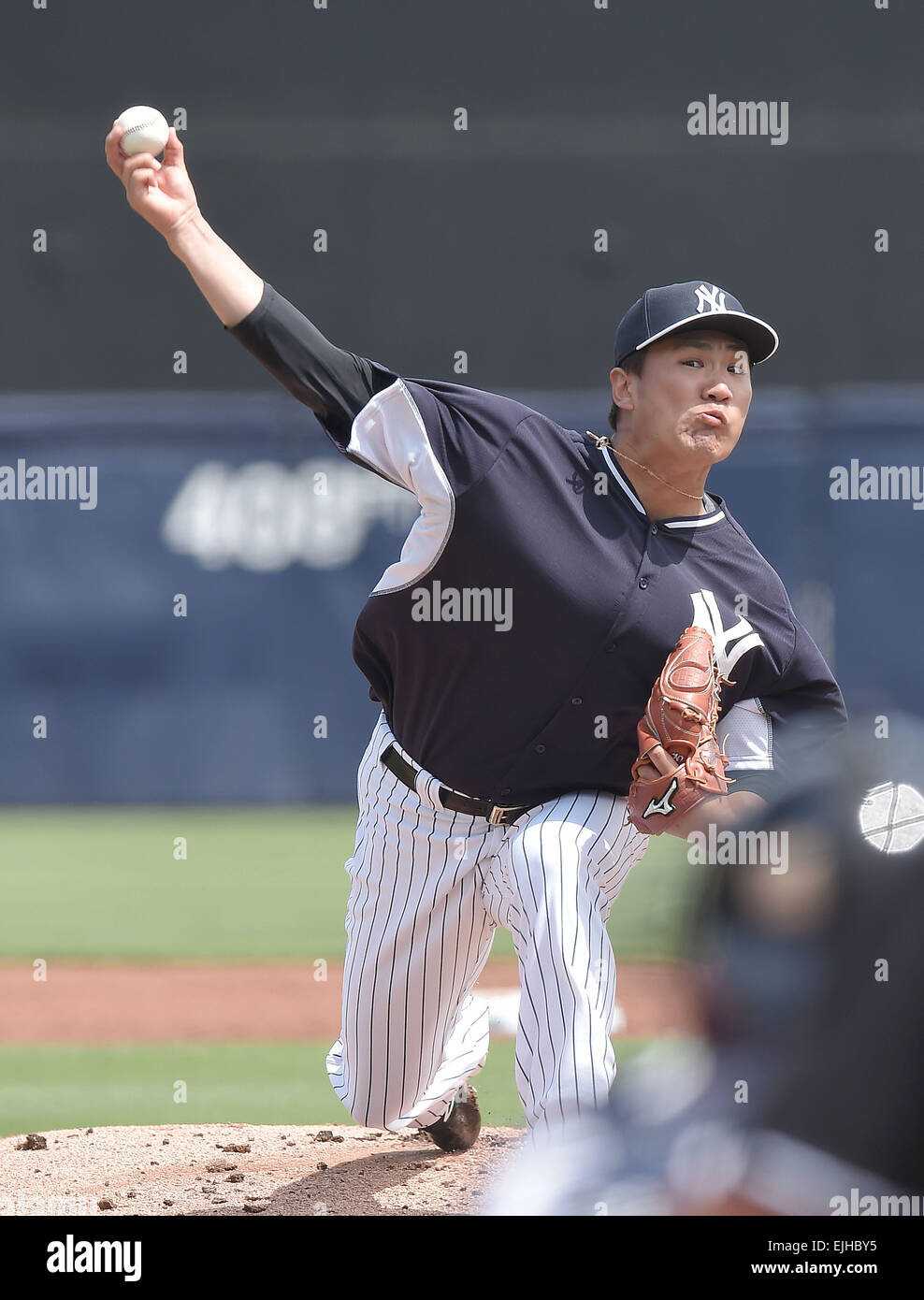Tampa, Florida, USA. 25th Mar, 2015. Masahiro Tanaka (Yankees) MLB ...