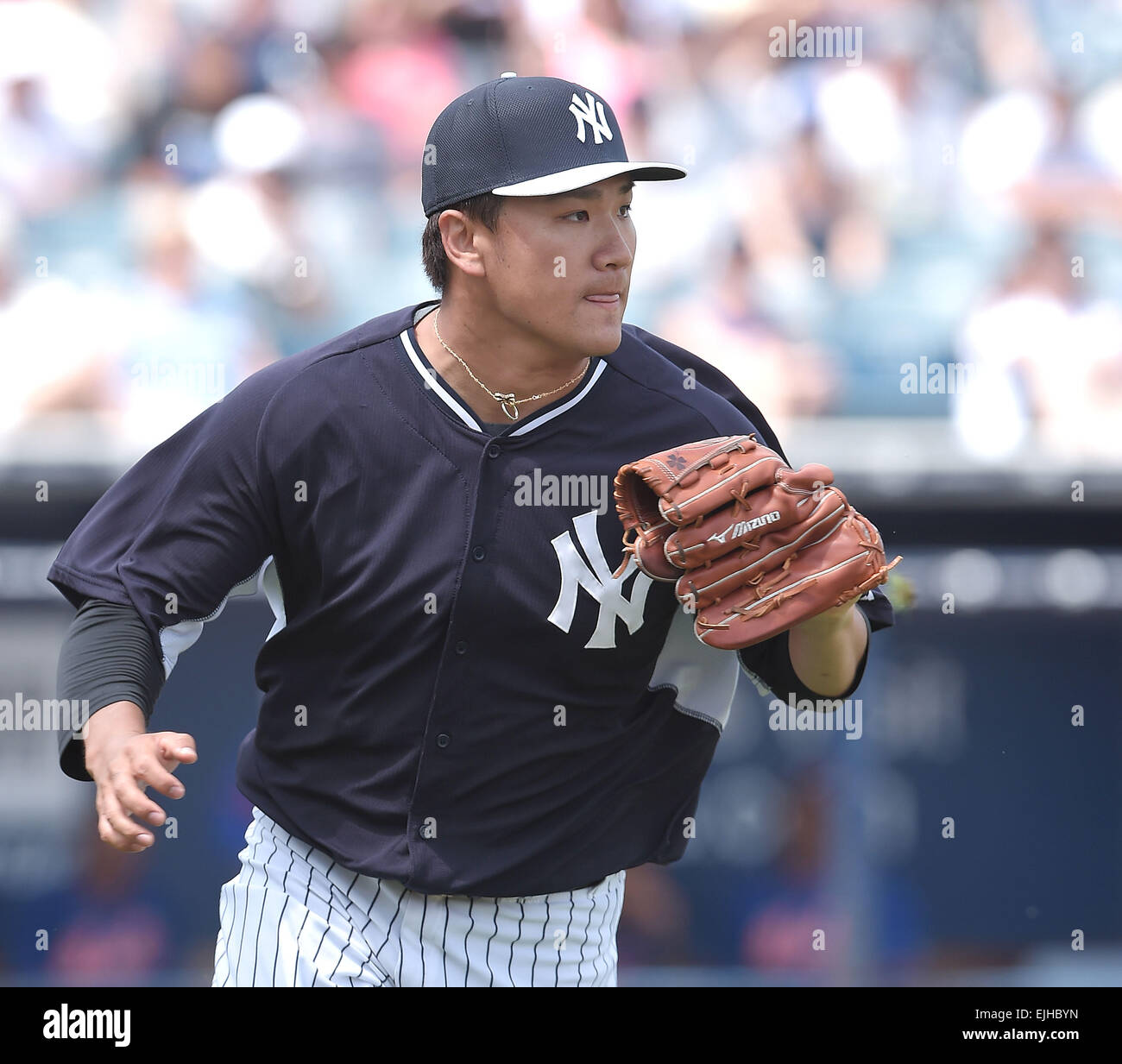 Tampa, Florida, USA. 25th Mar, 2015. Masahiro Tanaka (Yankees) MLB ...