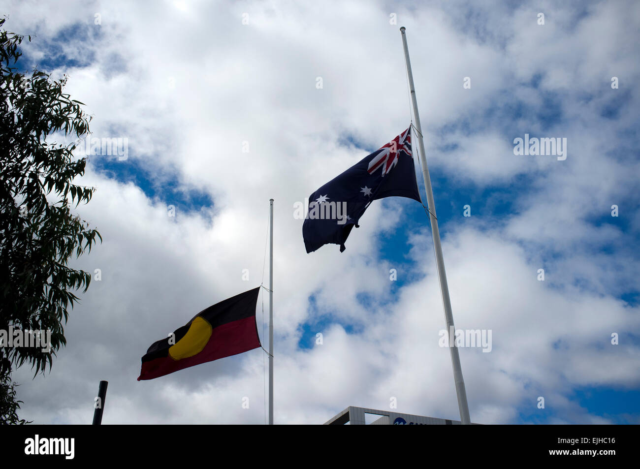 Australia adelaide aboriginal flag hi-res stock photography and images ...