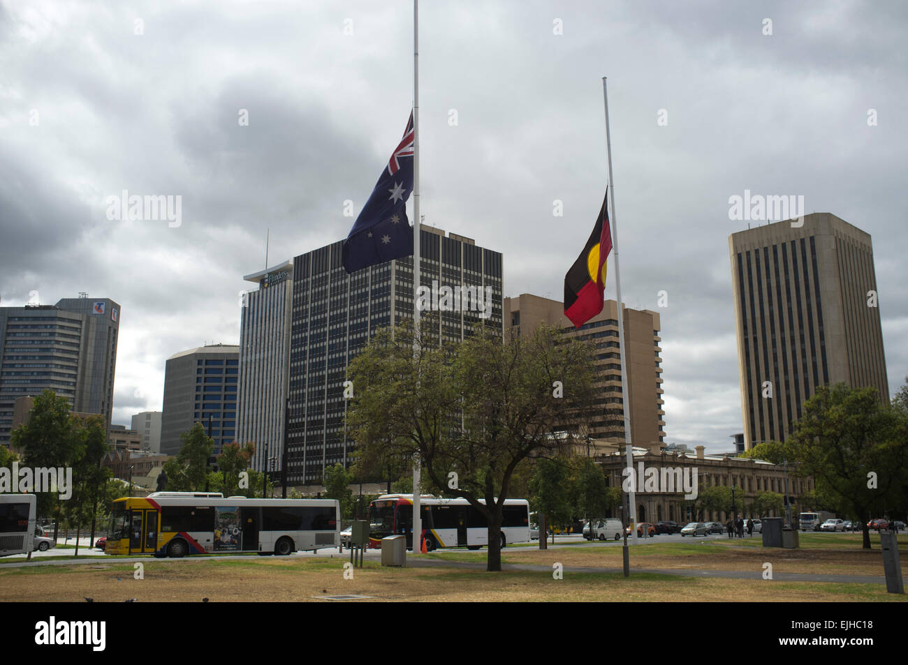 Australia Adelaide Aboriginal Flag High Resolution Stock Photography ...