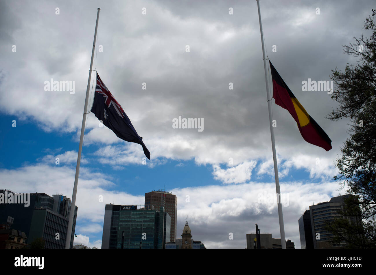 Australia Adelaide Aboriginal Flag High Resolution Stock Photography ...