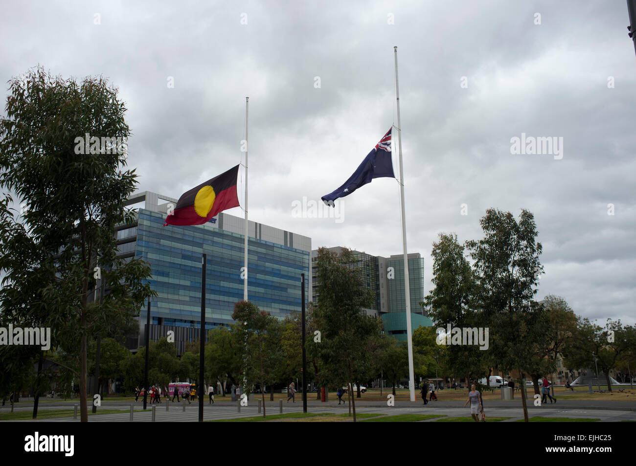 Australia Adelaide Aboriginal Flag High Resolution Stock Photography ...