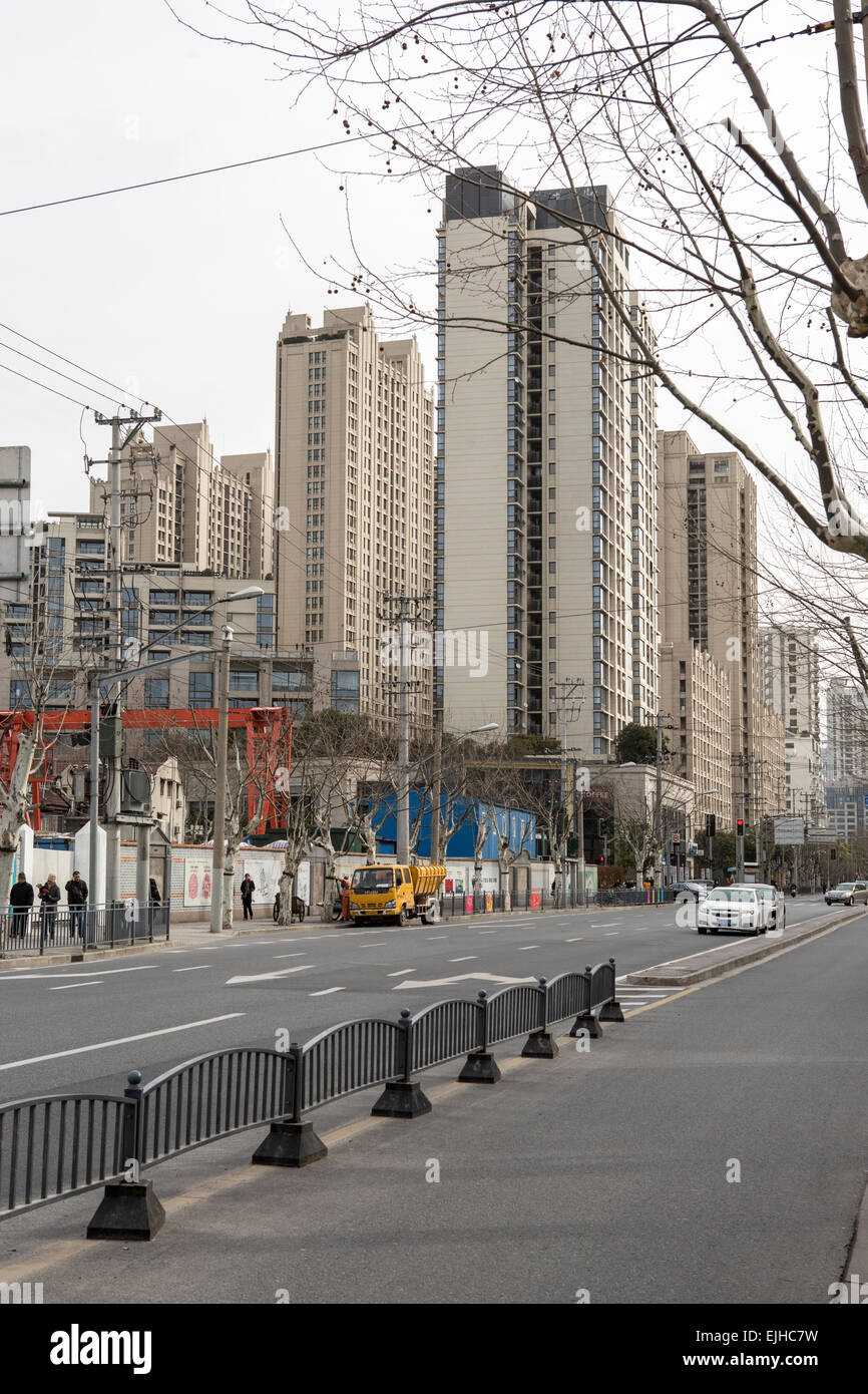 Modern buildings in the Xintiandi district of Shanghai, China Stock ...