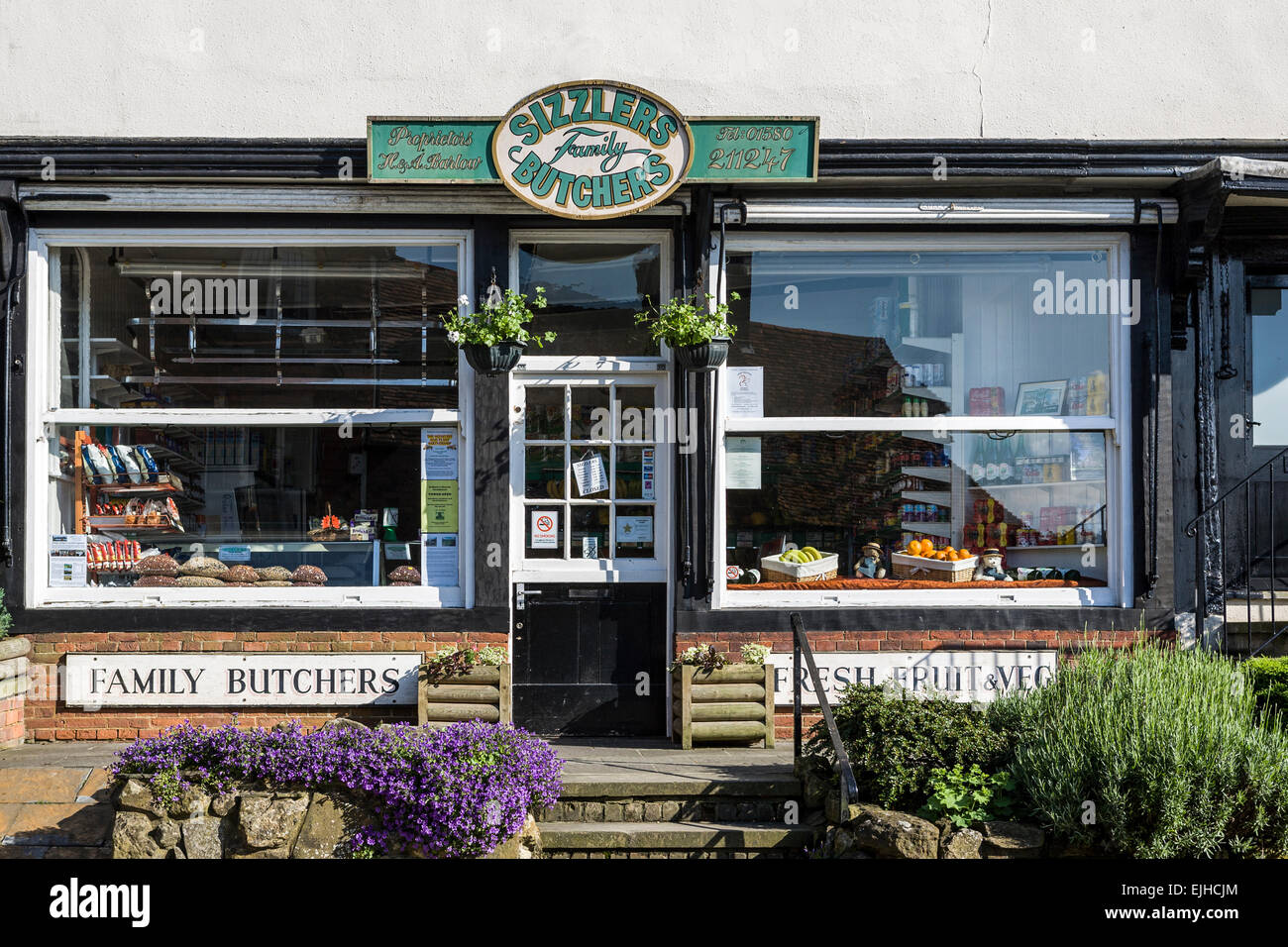 Family butchers in Goudhurst, Kent, England Stock Photo - Alamy