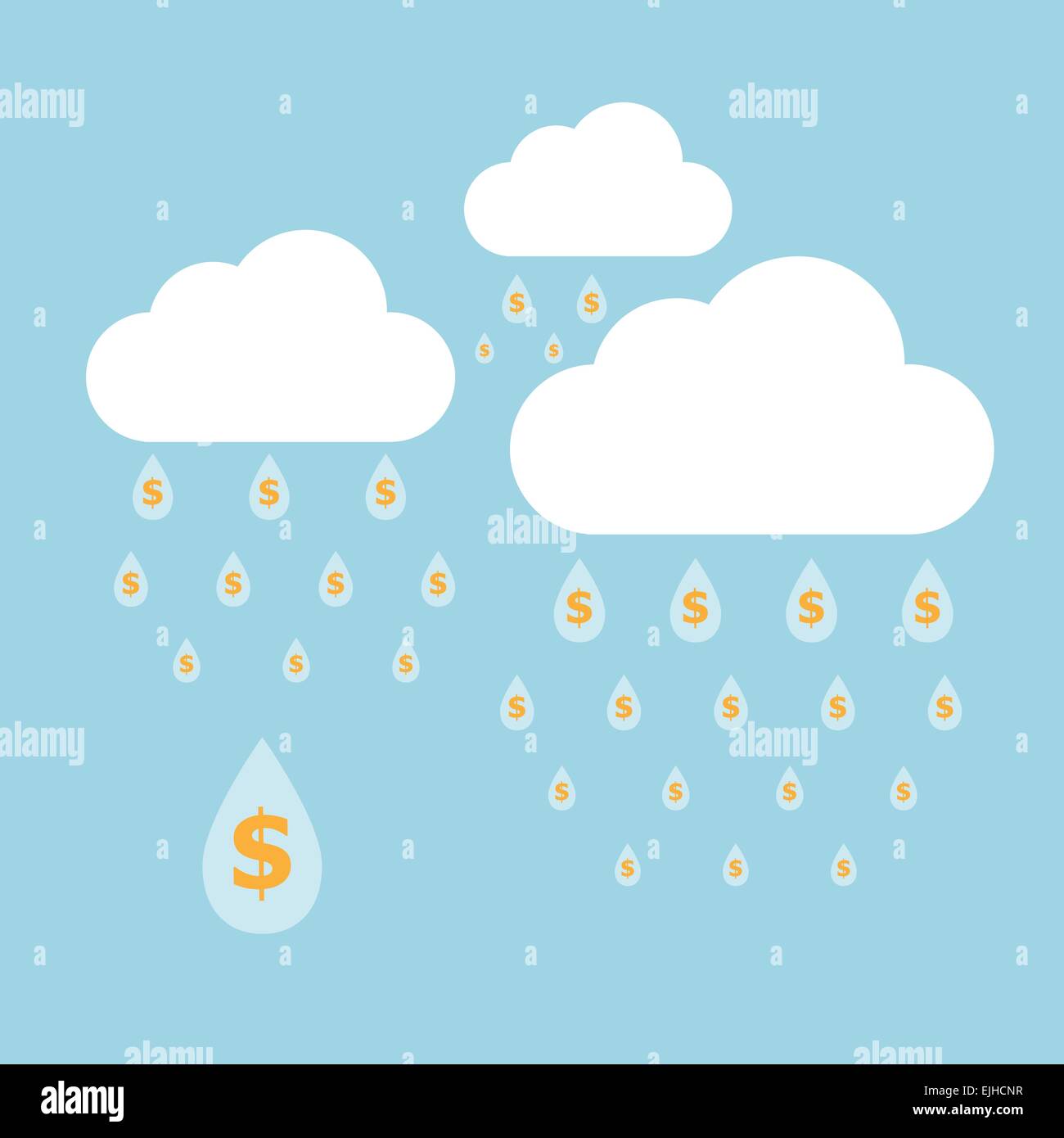 Money raining hi-res stock photography and images - Alamy