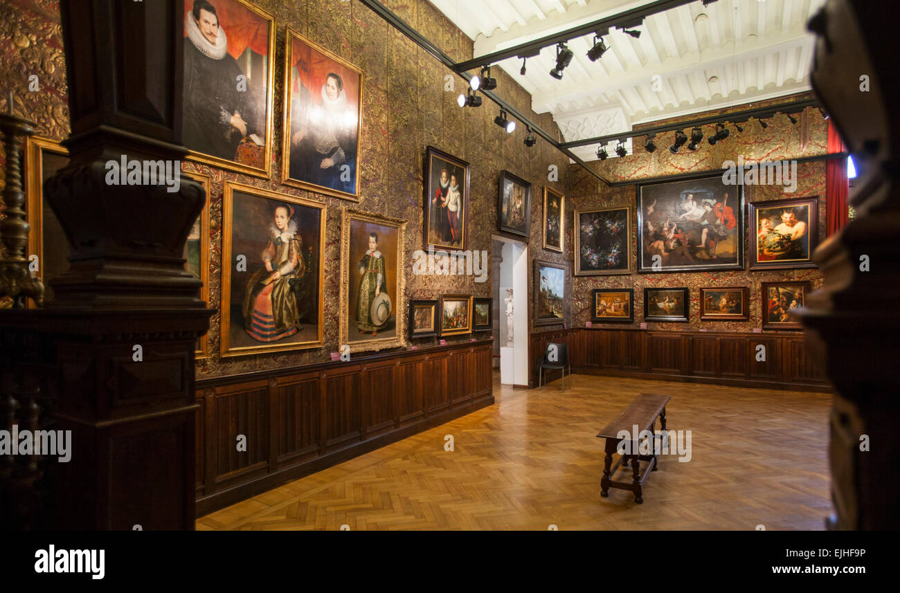 Plantin-Moretus Museum interior, Antwerp, Belgium Stock Photo - Alamy