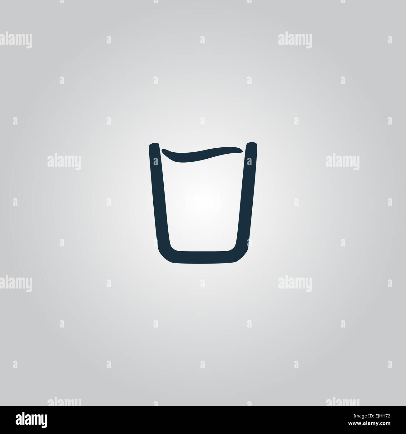 vector glass of water icon Stock Photo - Alamy