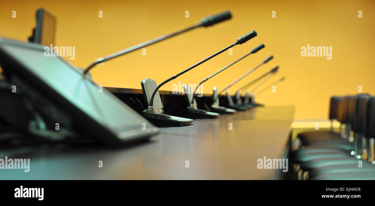 Conference table hi-res stock photography and images - Alamy