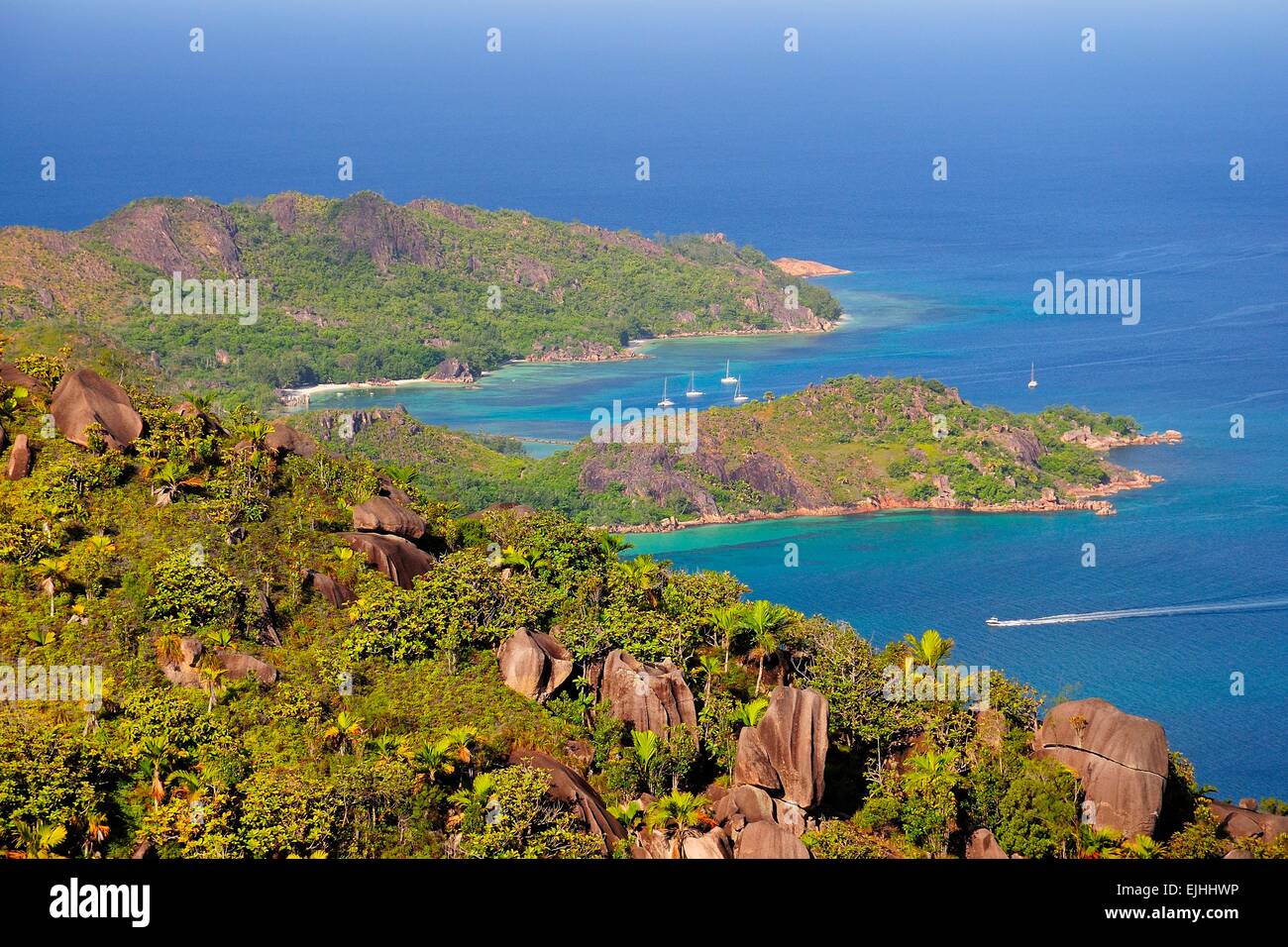 Grand fond, praslin hi-res stock photography and images - Alamy
