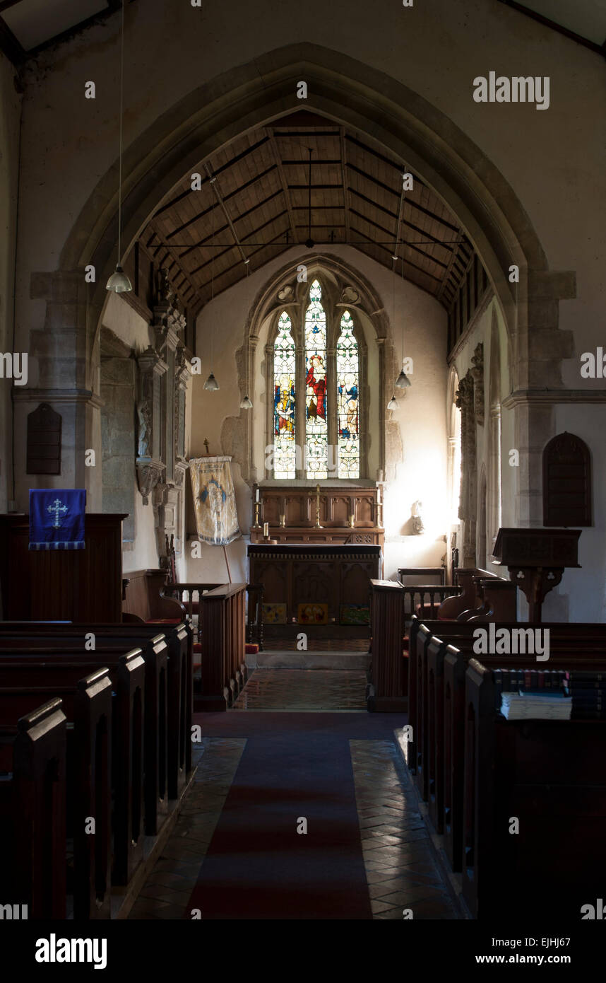 St. Nicholas Church, Piddington, Oxfordshire, England, UK Stock Photo ...
