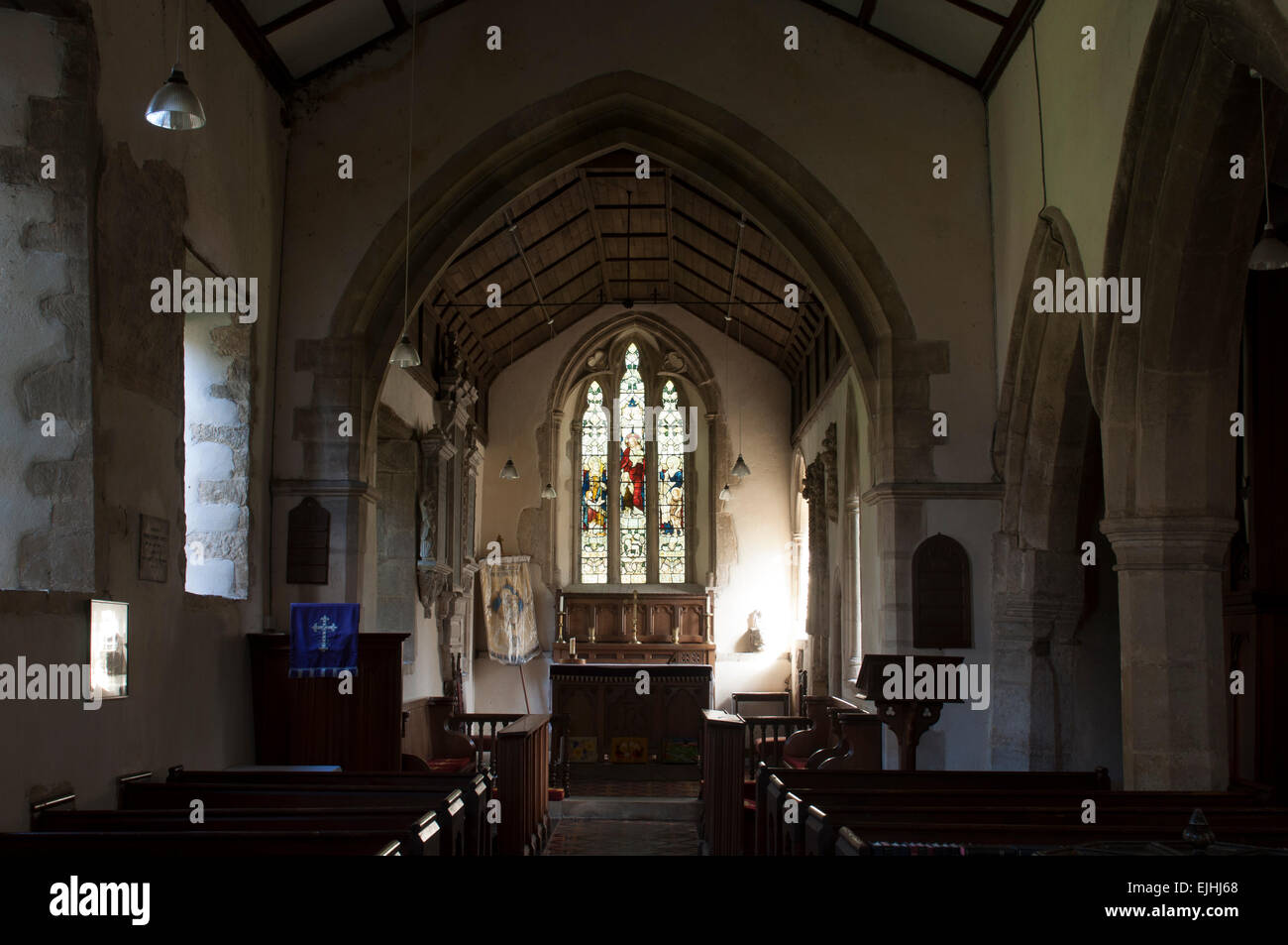 St. Nicholas Church, Piddington, Oxfordshire, England, UK Stock Photo ...