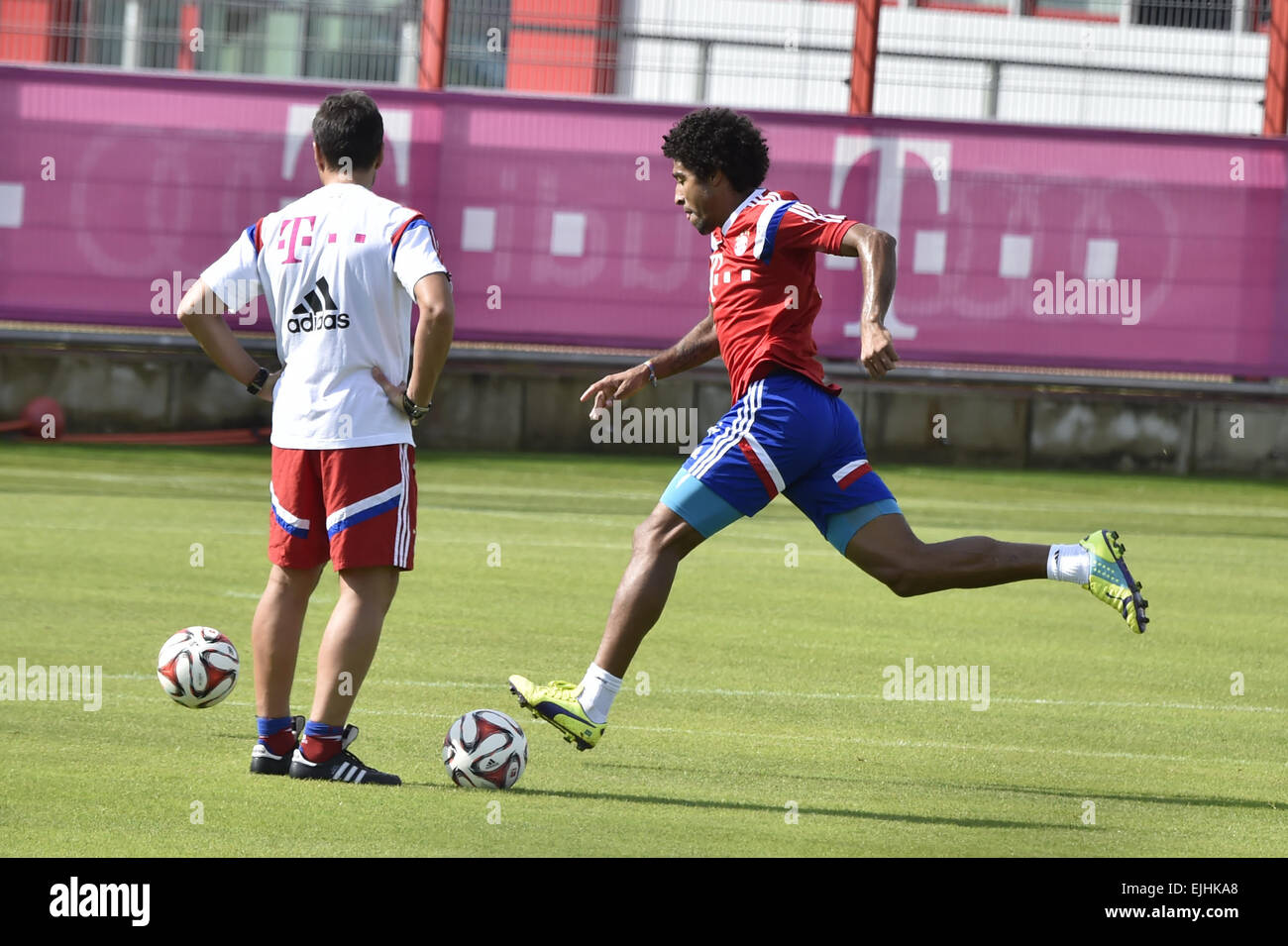 Bayern Munich soccer team at Säbener Straße street training ground ...