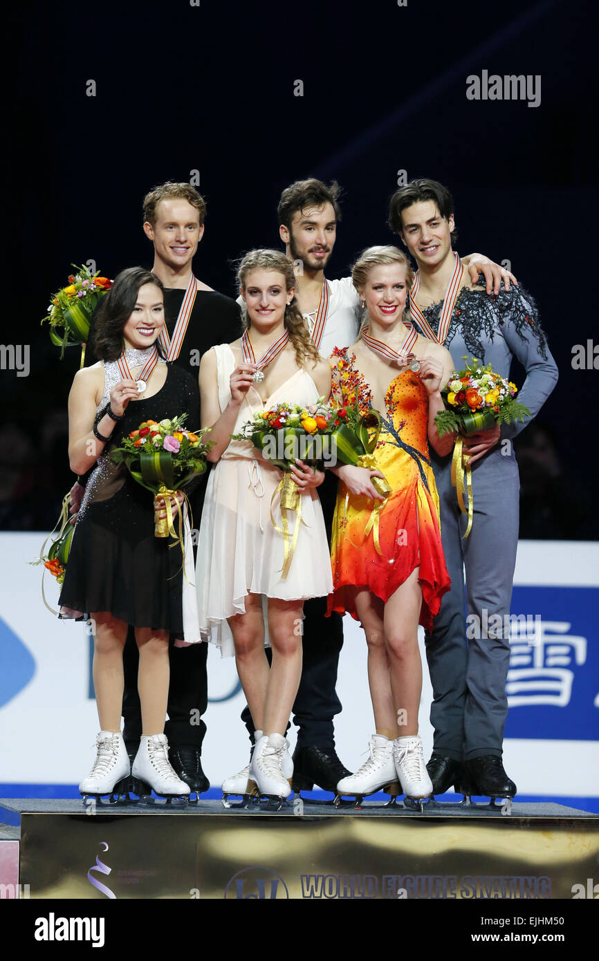 Shanghai, China. 27th Mar, 2015. (L-R) Madison Chock & Evan Bates (USA ...