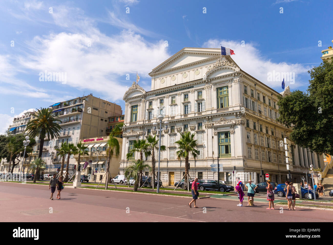 France, Cote d'Azur, Nice, Opera Theatre Stock Photo - Alamy
