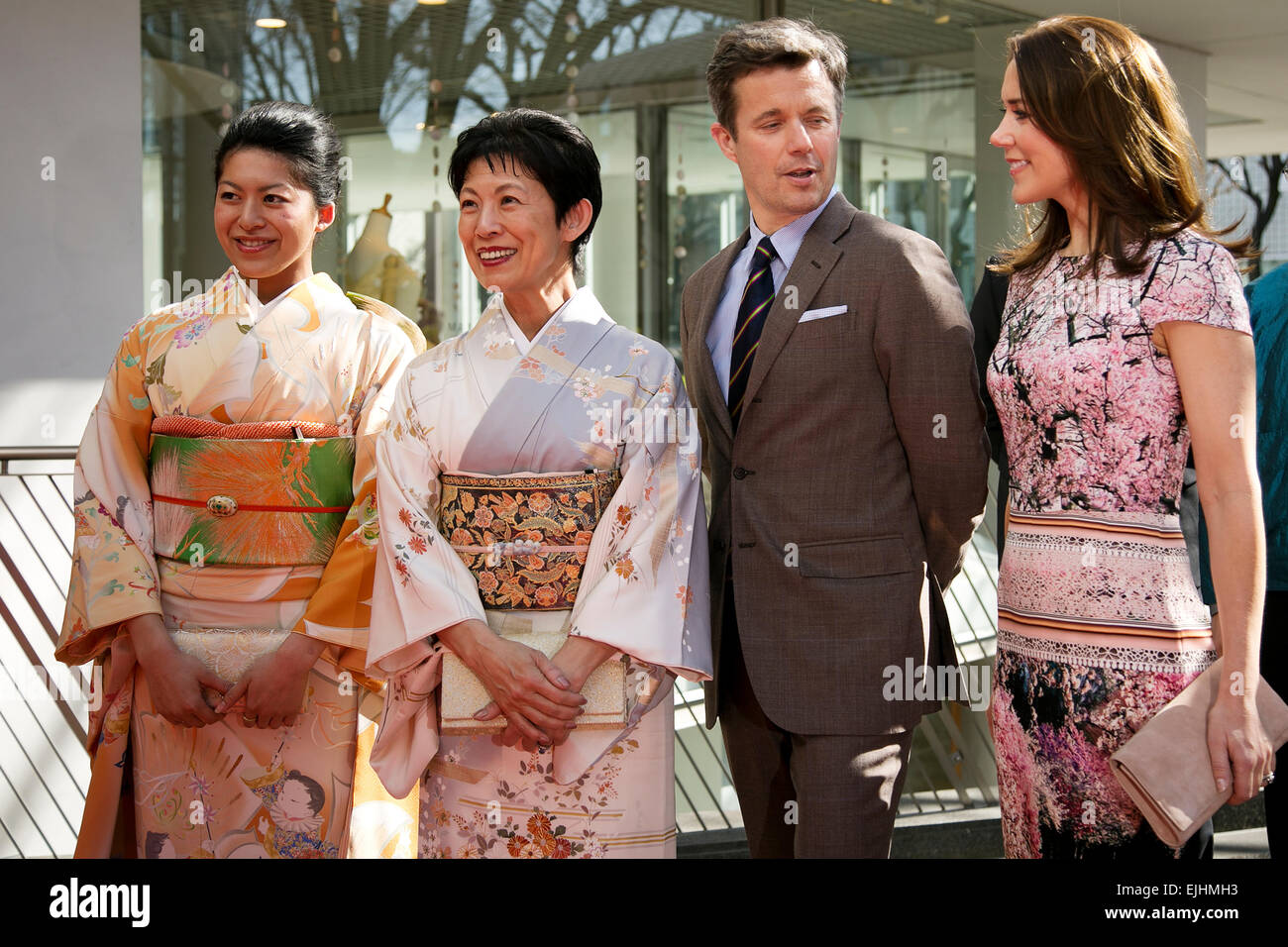 Tokyo, Japan. 27th March, 2015. (L to R) Princess Hisako Takamado and ...