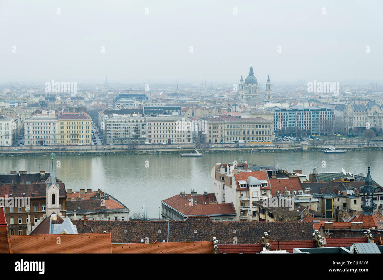 Budapest buildings across the Danube Stock Photo - Alamy