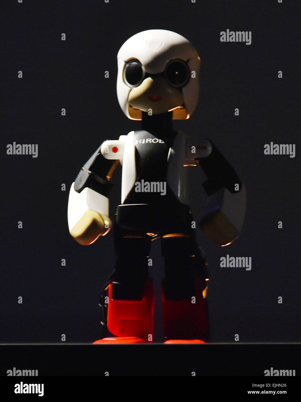 Tokyo, Japan. 27th Mar, 2015. Kirobo, the world's first astronaut robot ...