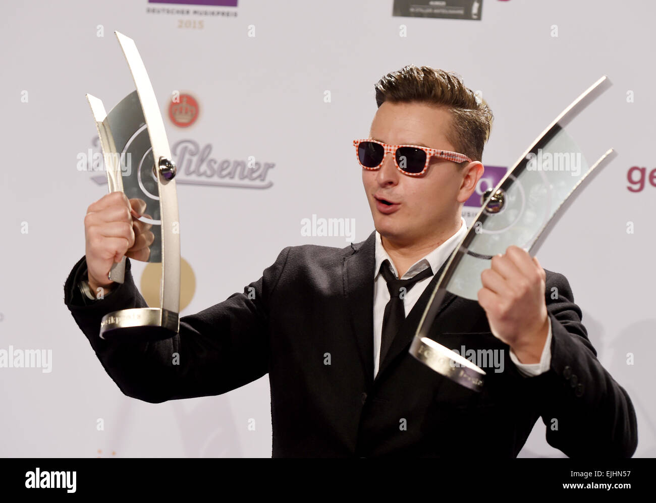 Austrian singer andreas gabalier poses hi-res stock photography and ...