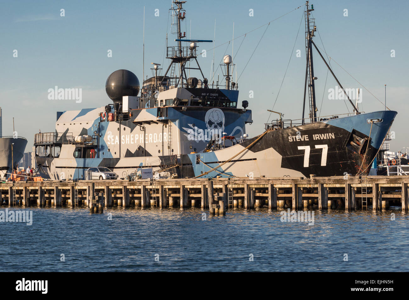 Sea Shepherd Conservation Society ships in Williamstown, Australia ...