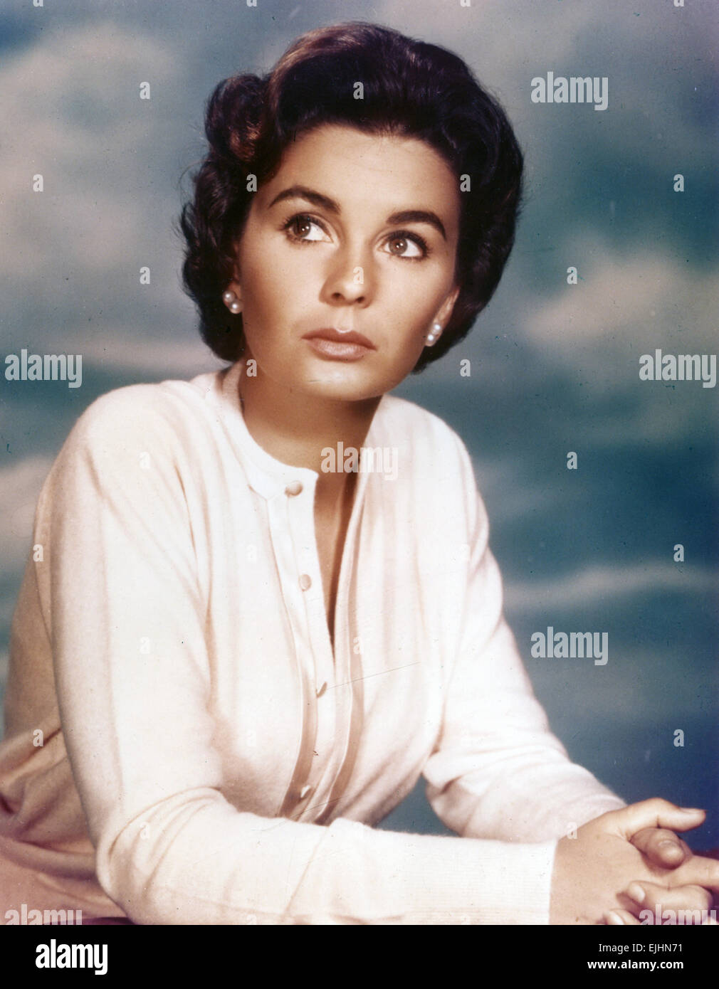 JEAN SIMMONS (1929-2010) English film actress about 1955 Stock Photo ...