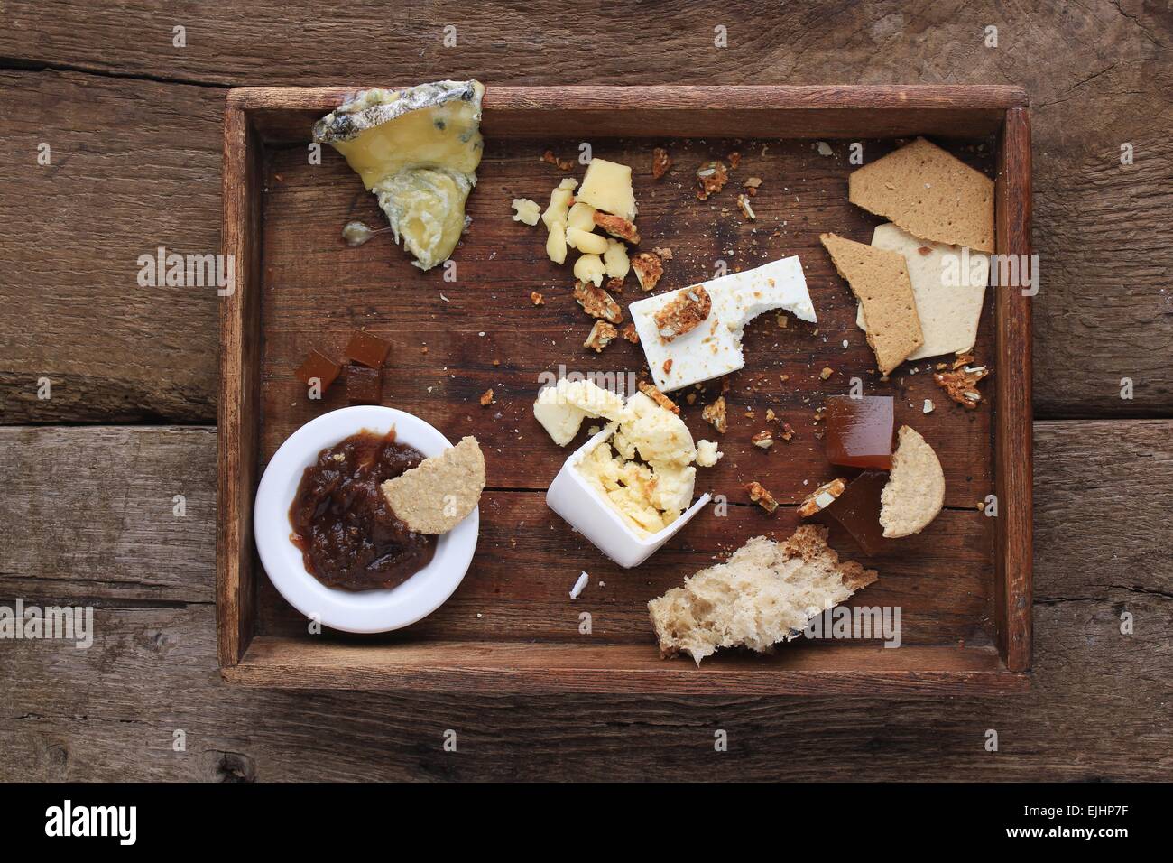 cheese selection on platter Stock Photo - Alamy