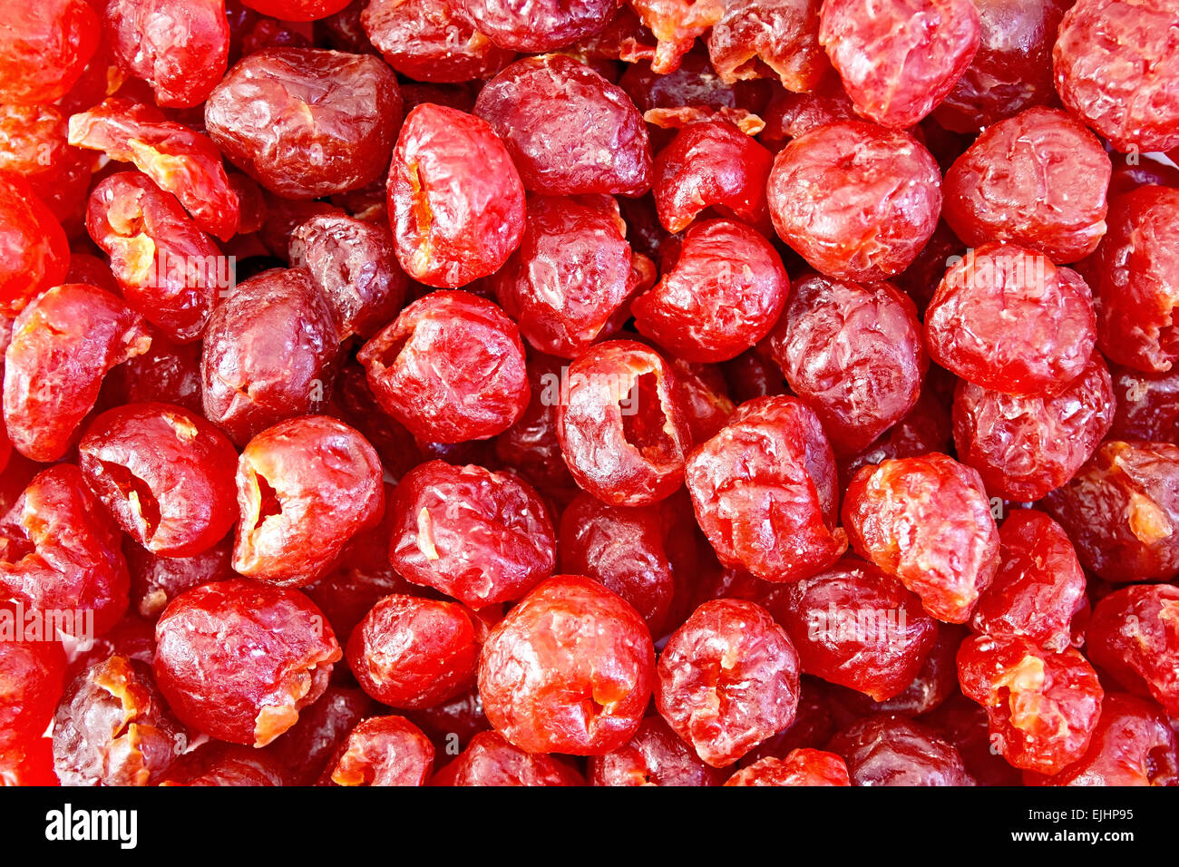 Candied cherry texture Stock Photo - Alamy