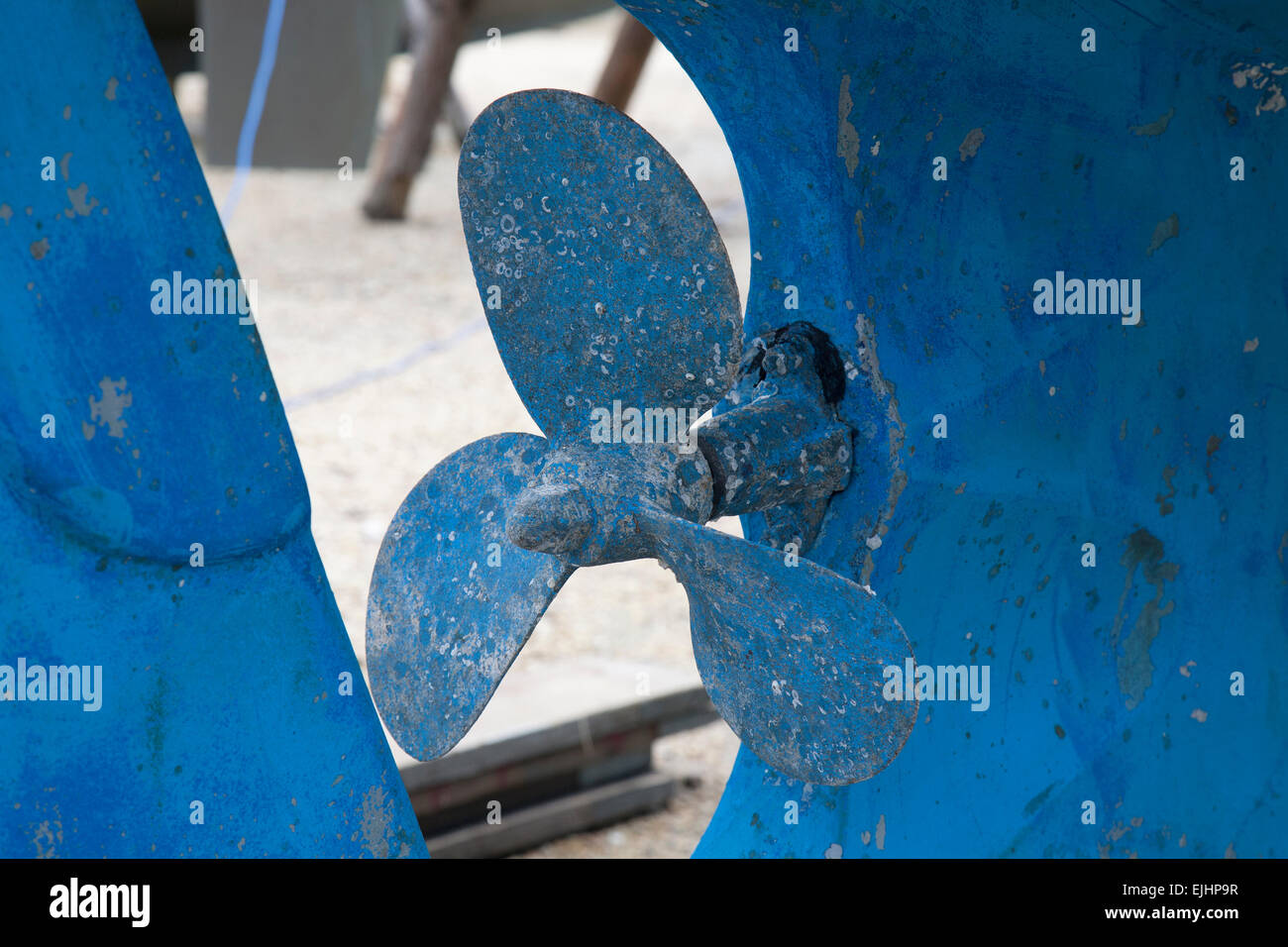 Propeller on a boat Stock Photo - Alamy