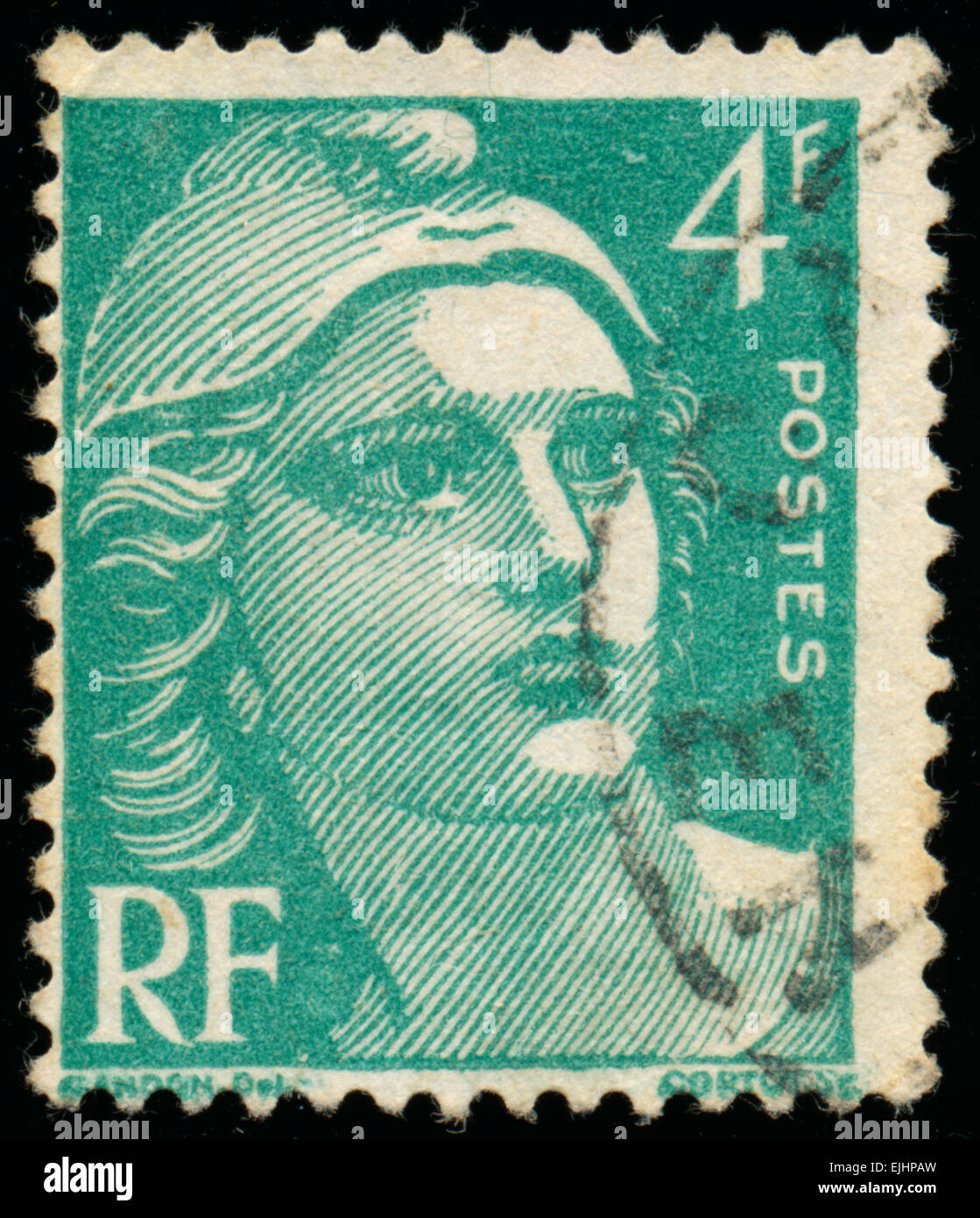 Postage stamp france liberty hi-res stock photography and images - Alamy