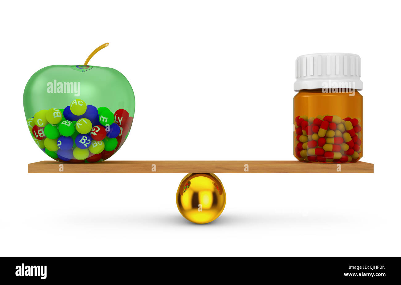 Balance scale apple hi-res stock photography and images - Alamy