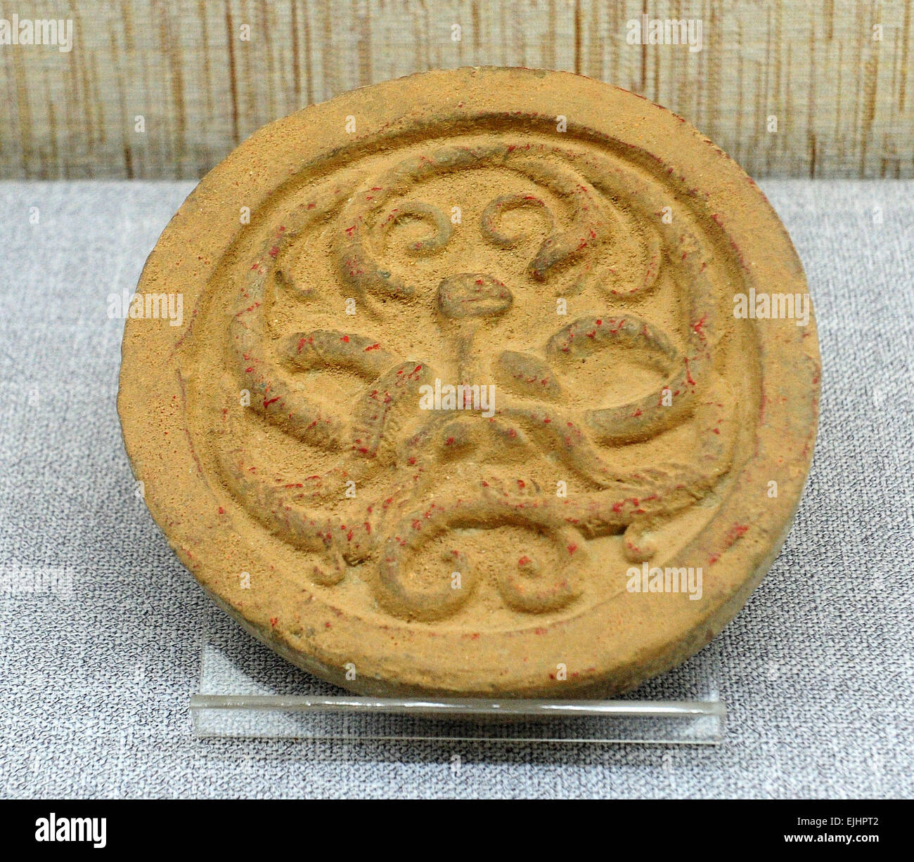 Xi'an, China's Shaanxi province. 27th Mar, 2015. An eaves tile-end of ...