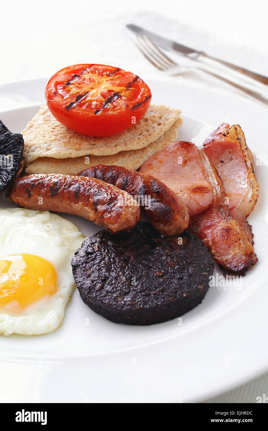 Full English Cooked Breakfast Stock Photo - Alamy
