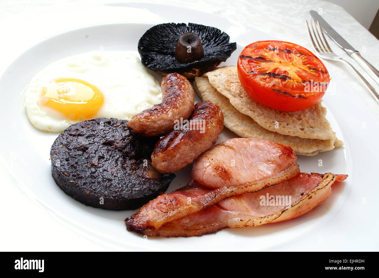 Full English Cooked Breakfast Stock Photo - Alamy