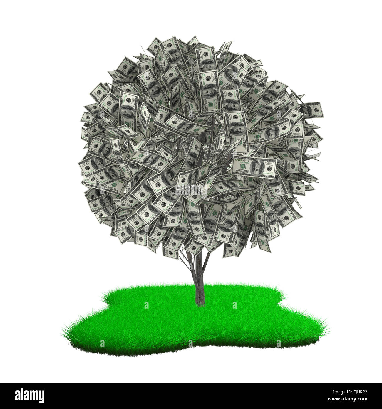 Dollar bills growing on tree hi-res stock photography and images - Alamy