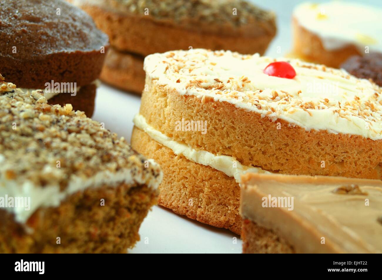 selection of traditional cakes Stock Photo - Alamy