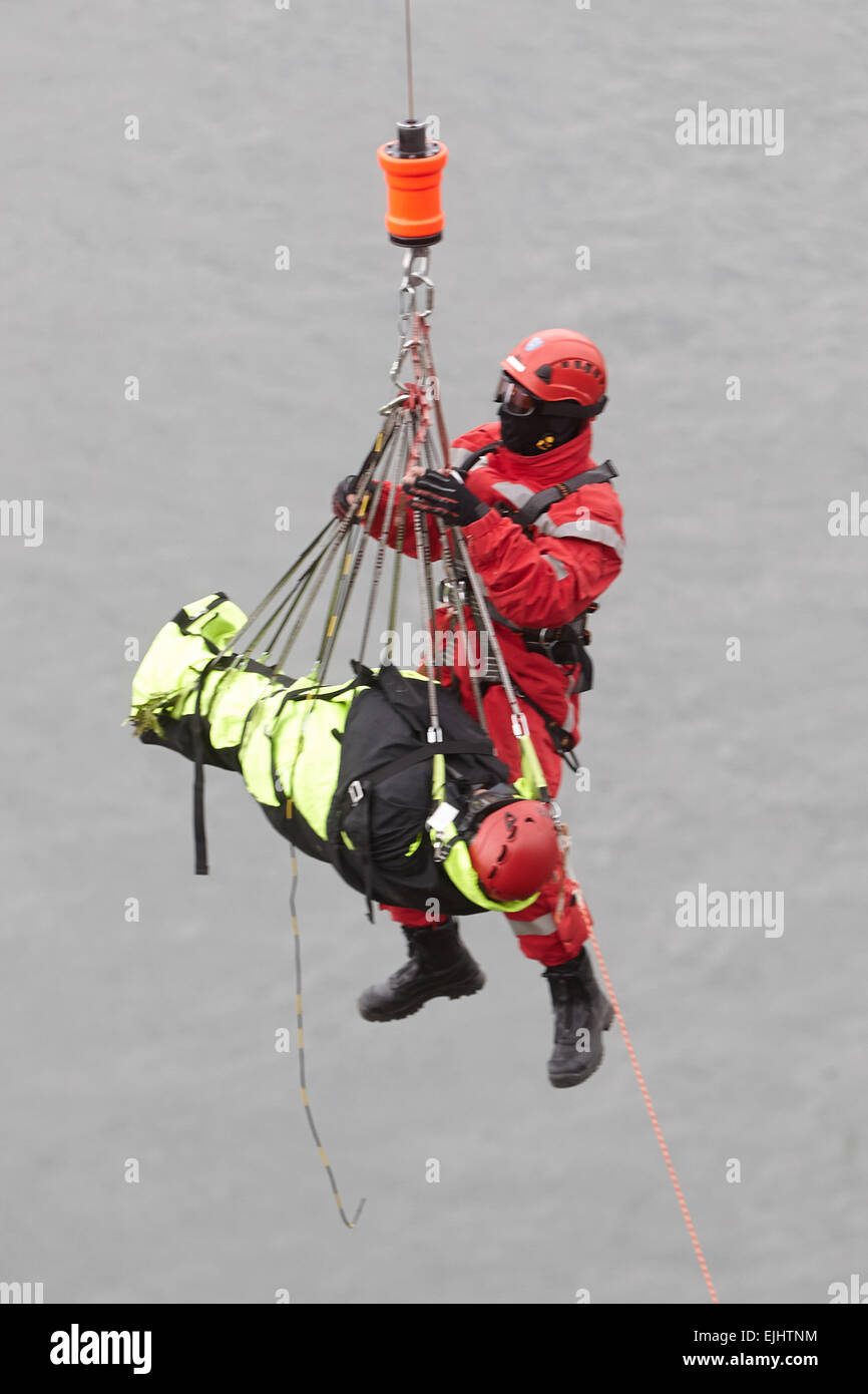 Rope rescue operation High Resolution Stock Photography and Images - Alamy