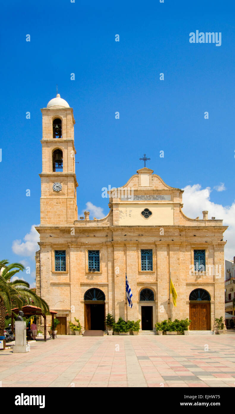 Hania, Crete, Greece. Hania Orthodox Cathedral Stock Photo - Alamy
