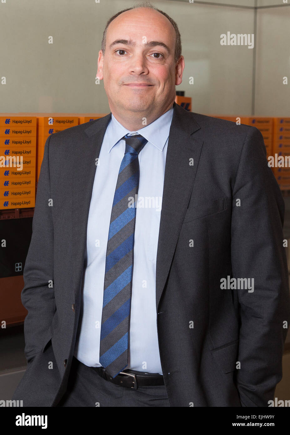 Hamburg, Germany. 27th Mar, 2015. The chairman of shipping and ...