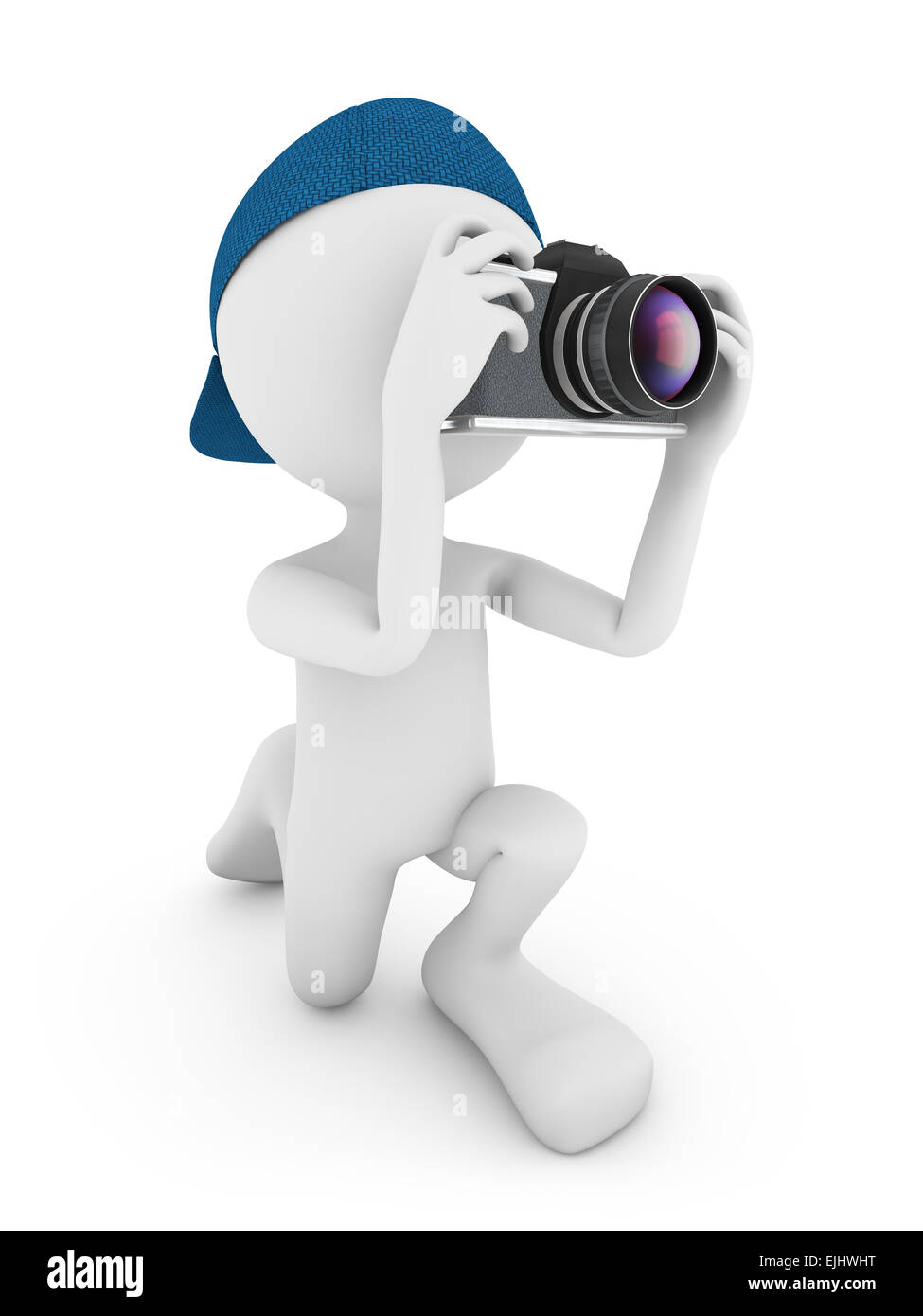 Faceless 3d man cartoon character hi-res stock photography and images ...