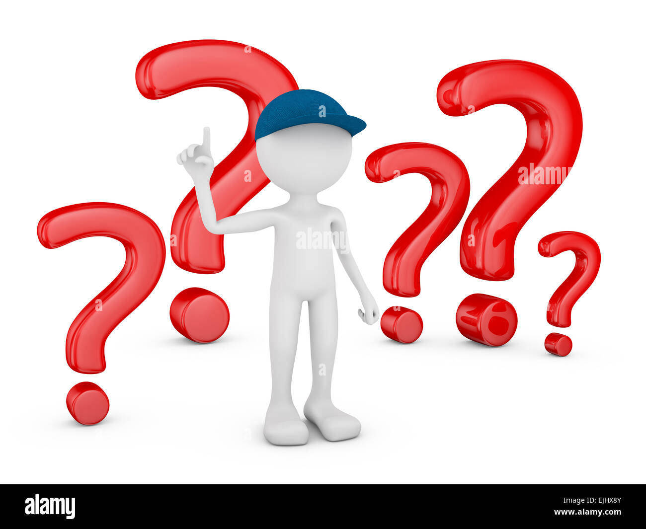White question marks in Cut Out Stock Images & Pictures - Alamy