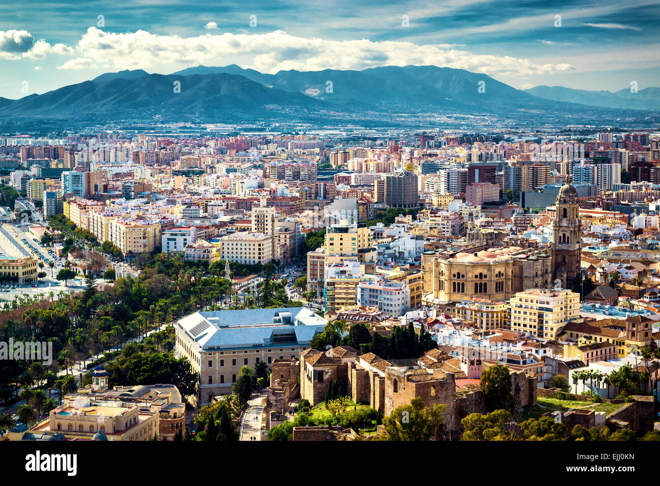 Cityscape malaga hi-res stock photography and images - Alamy