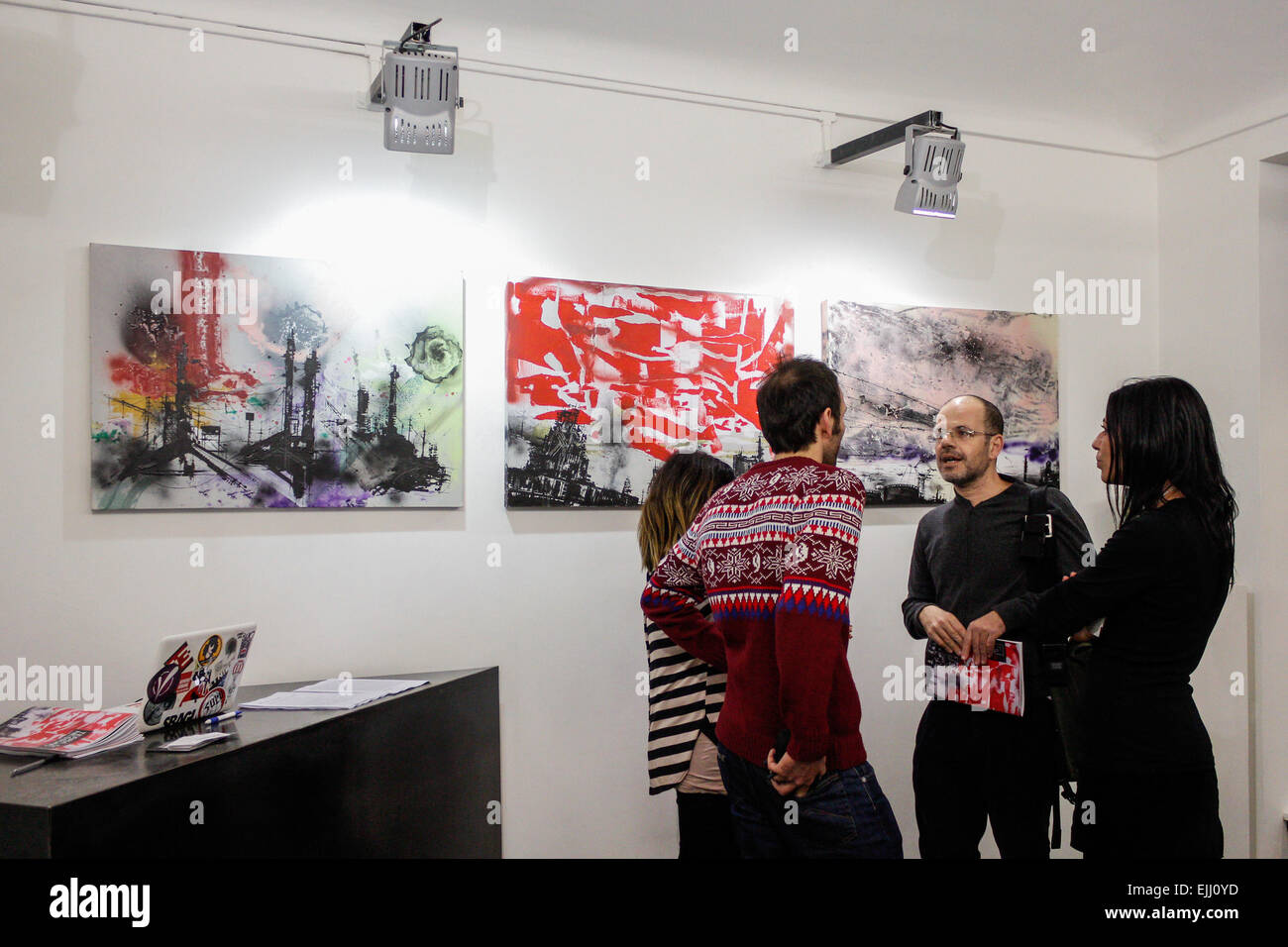 Urban landscapes of street artist Francesco Barbieri convey a precise ...