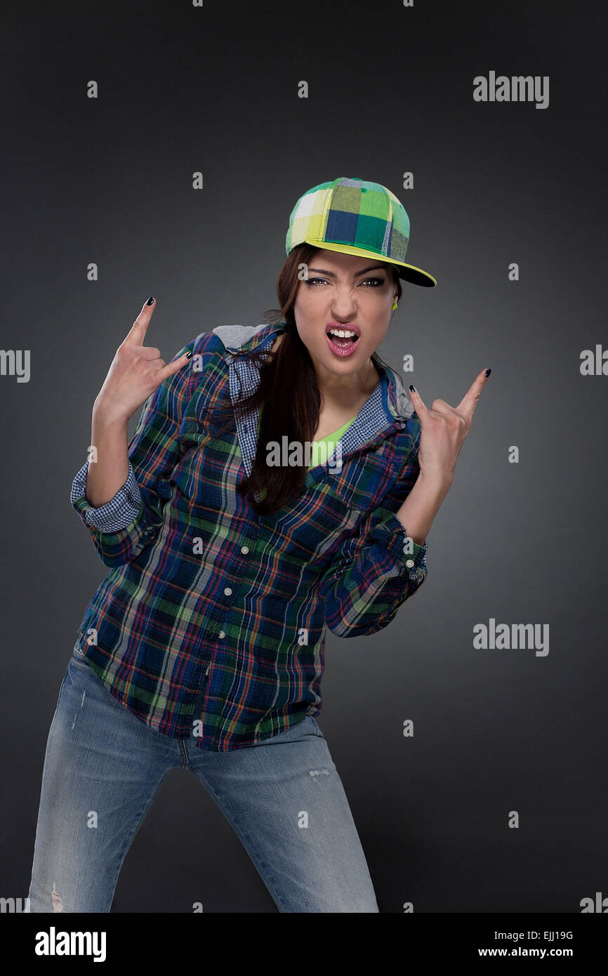 Portrait of street dancer Stock Photo - Alamy