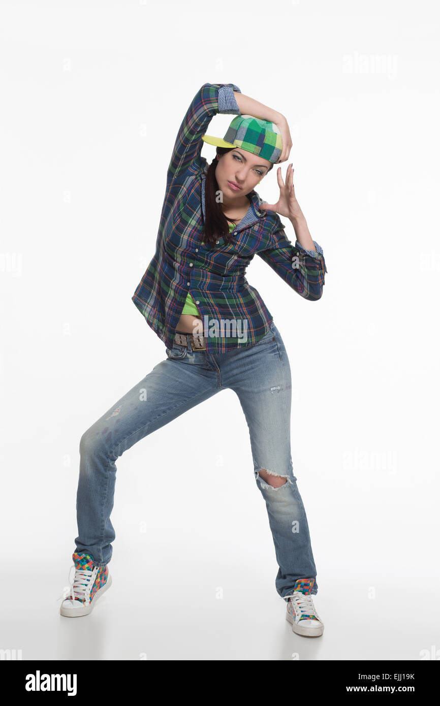 Portrait of street dancer Stock Photo - Alamy