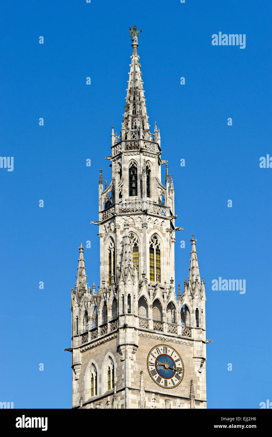 New town hall clock tower hi-res stock photography and images - Alamy