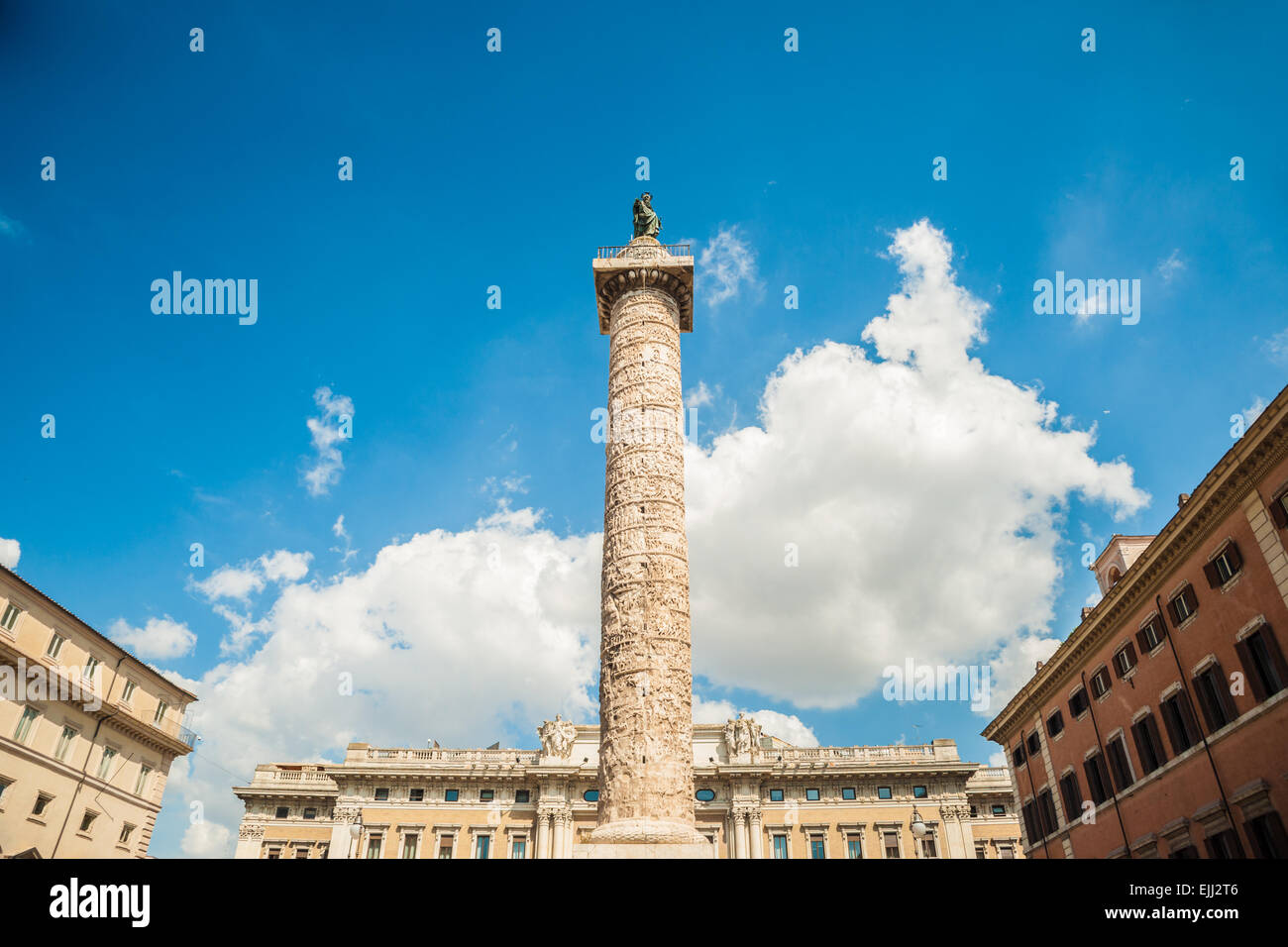 Column of Marcus Aurelius Stock Photo - Alamy