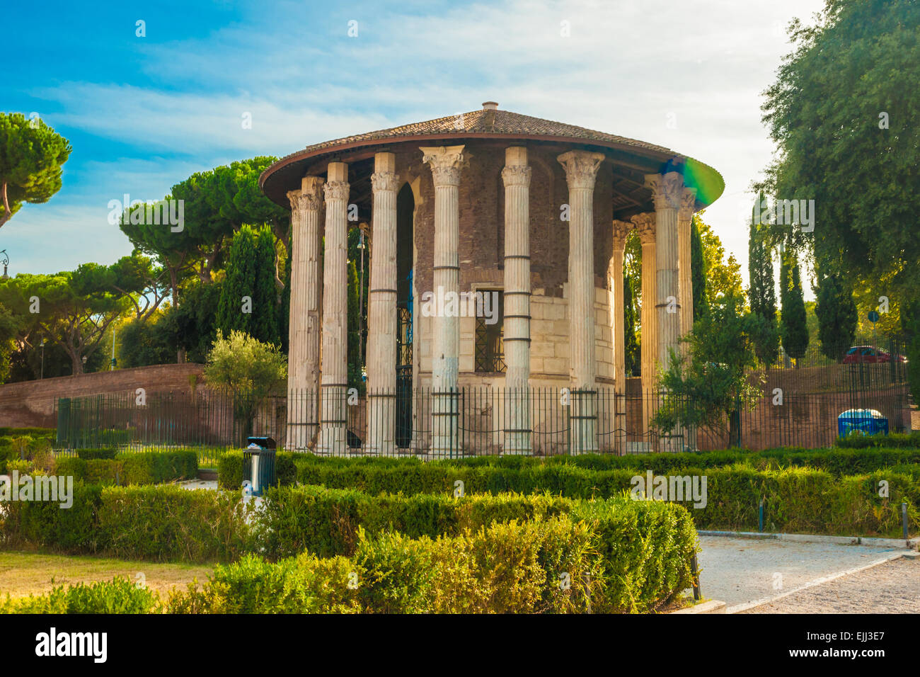 Temple of Hercules Victor, Rome Stock Photo - Alamy